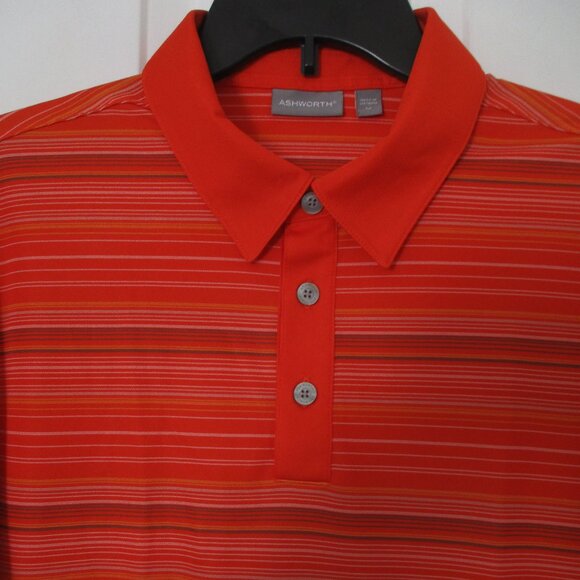 Ashworth | Shirts | Ashworth Mens Ss Bright Orange Golf Polo Shirt Nwot ...